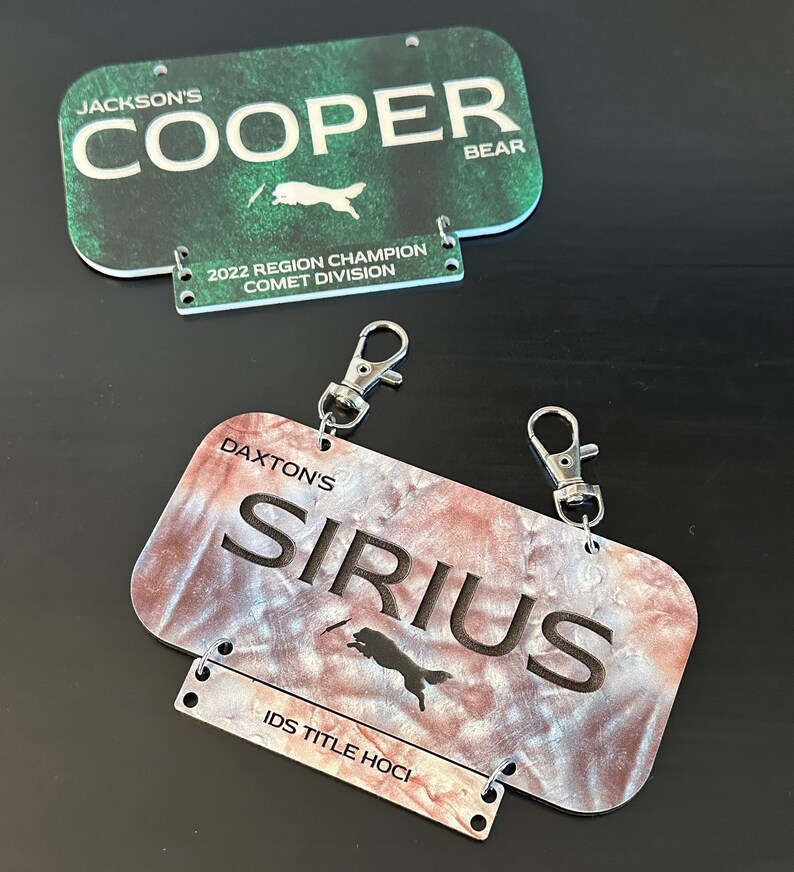 Custom Crate Tag Dock Diving Crate Tag Barnhunt Crate Tag - Etsy