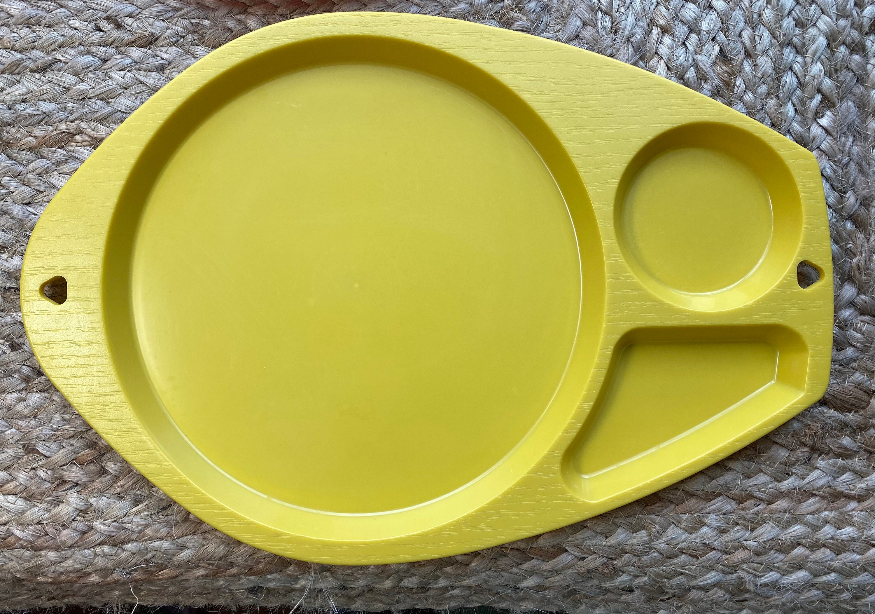 Vintage 1970's Plastic Picnic Plates - Etsy