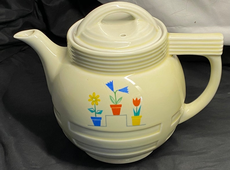 Vintage 1950's Ceramic Drip-o-later Ceramic Coffee Pot by Hall China Co ...