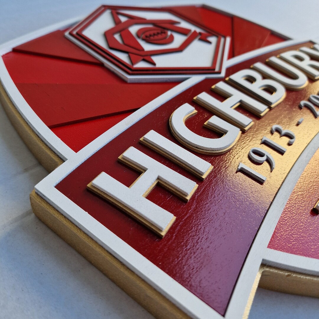 Arsenal Highbury Wooden Logo, Arsenal Highbury the Final Salute Badge ...