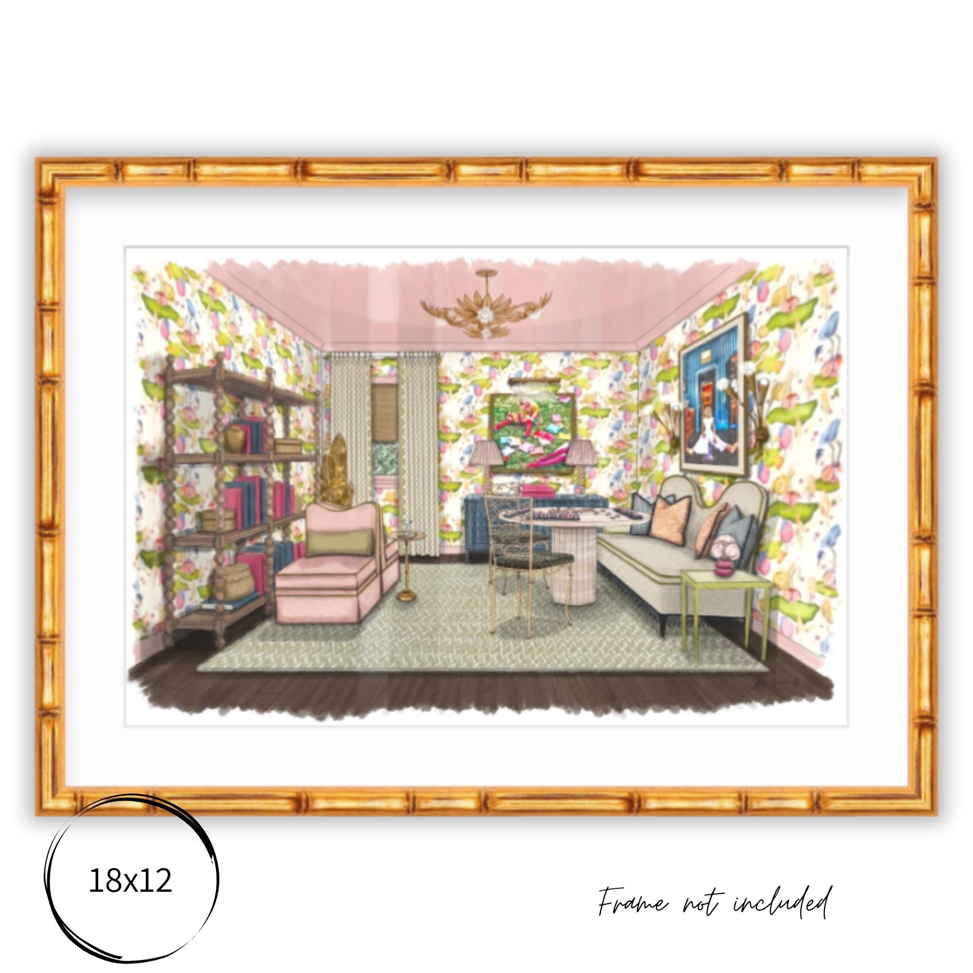 Mahjong Room Posters, Wall Art Decor, Home Decor Prints, Vintage Game ...