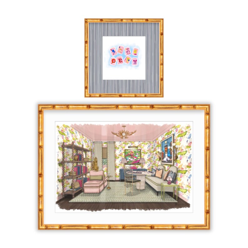 Mahjong Room Posters, Wall Art Decor, Home Decor Prints, Vintage Game ...