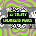 20 Trippy Psychedelic Colouring Pages to Print at Home, Optical ...