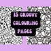 15 Groovy Printable Colouring Pages, Psychedelic Trippy Boho Hippie ...