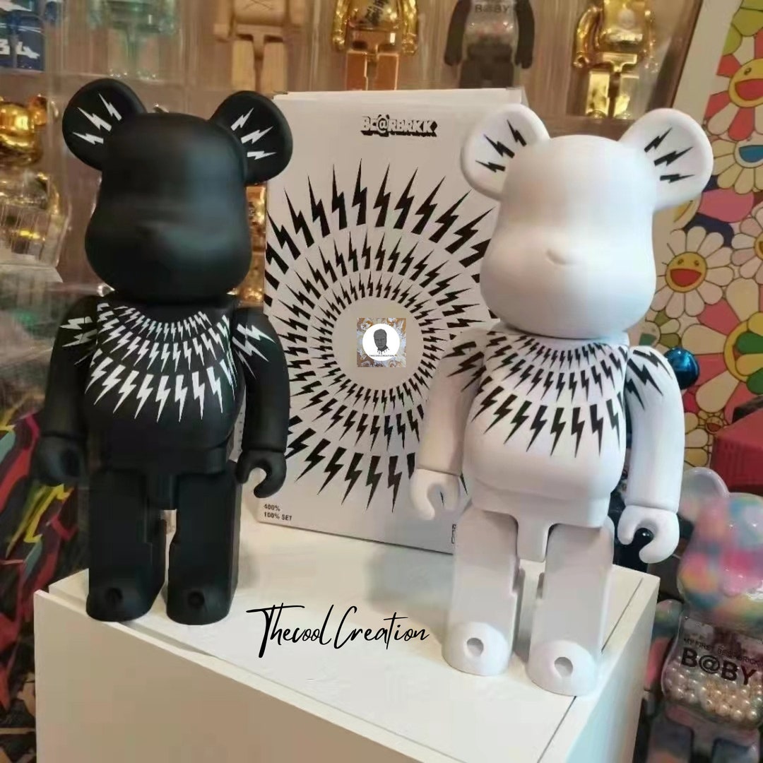Resin Bearbrick Bear Statues and Figure Ornaments Living - Etsy