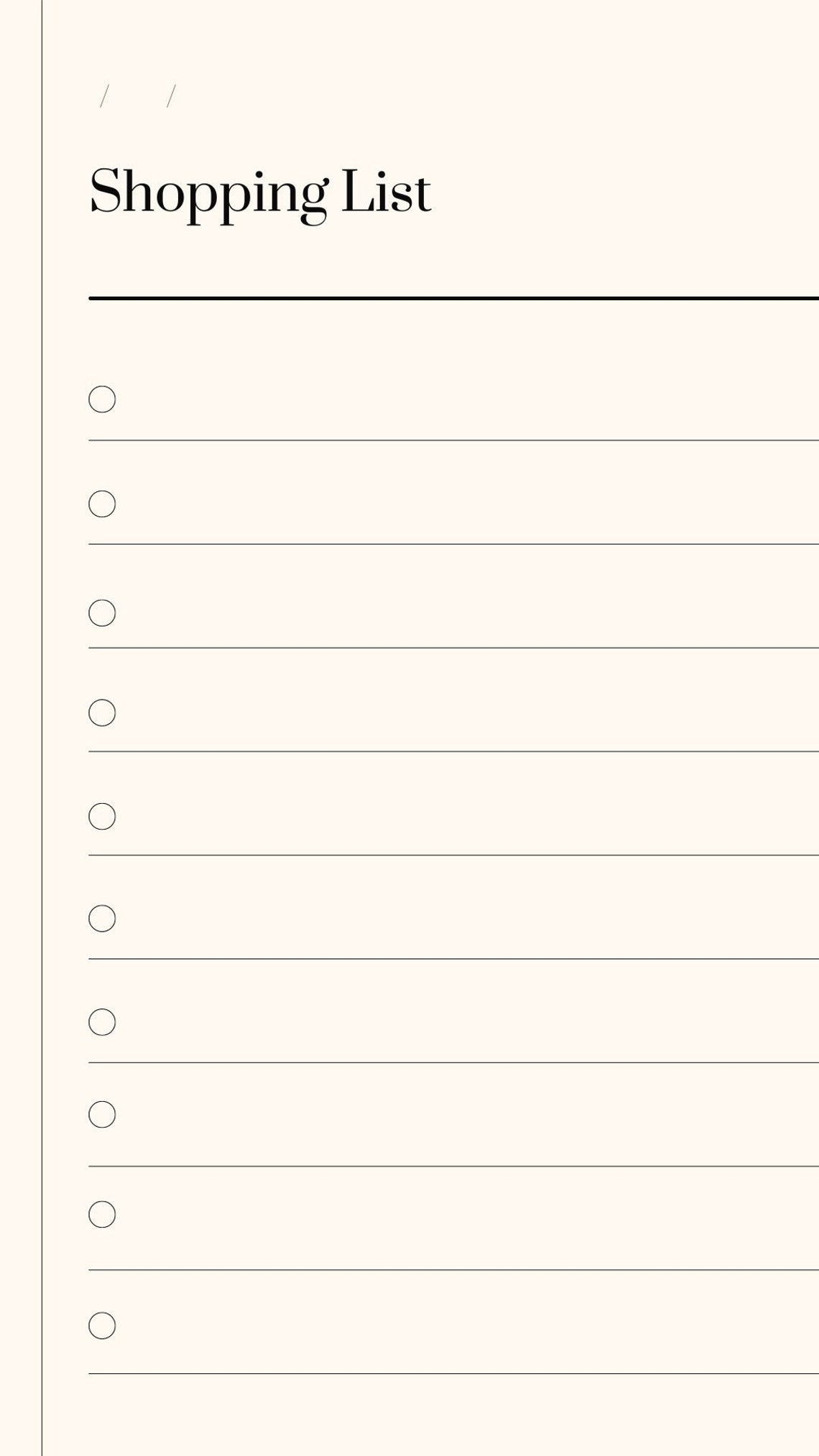 Printable Shopping List Organize Shopping Trip - Etsy