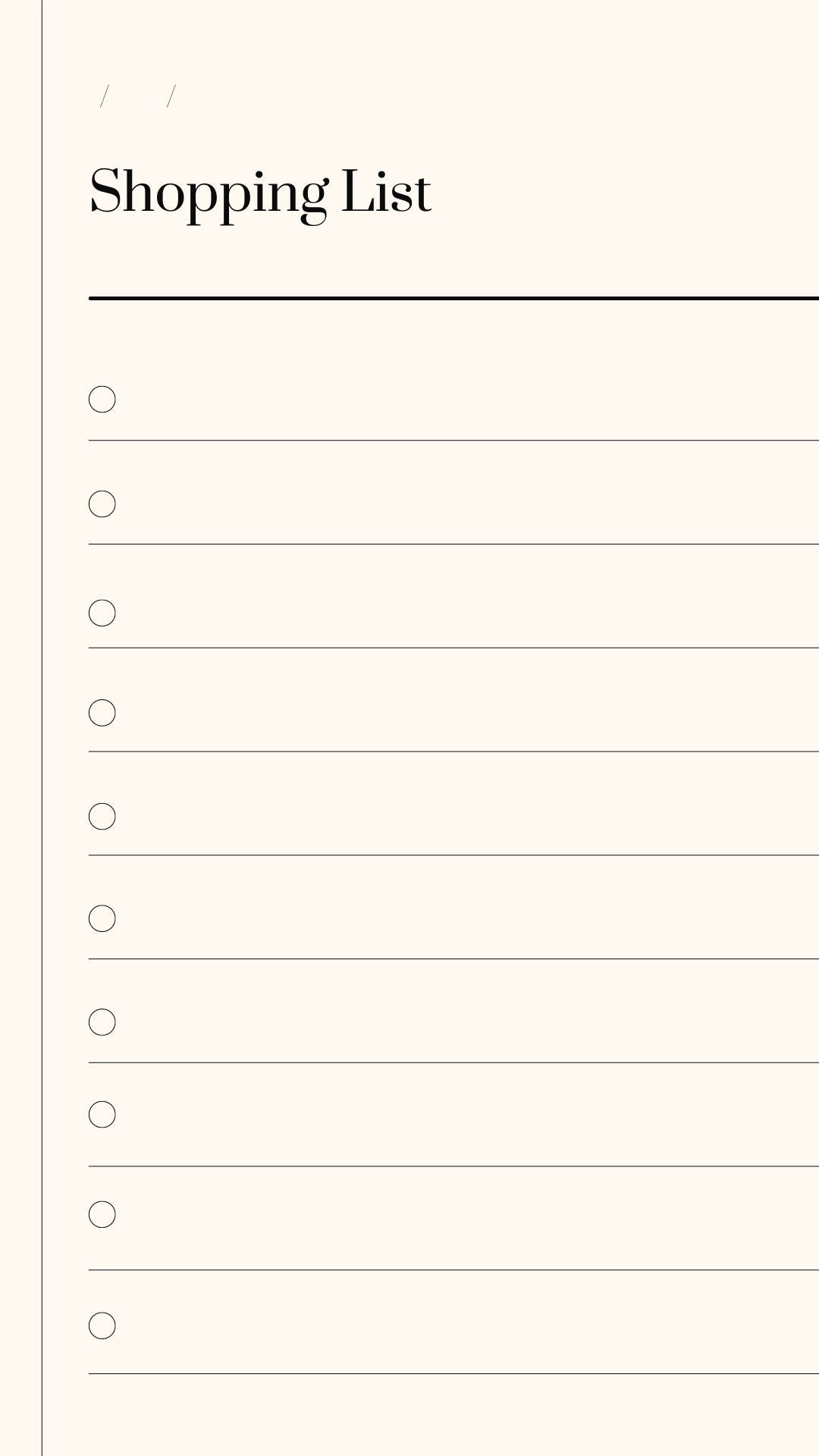 Printable Shopping List Organize Shopping Trip - Etsy