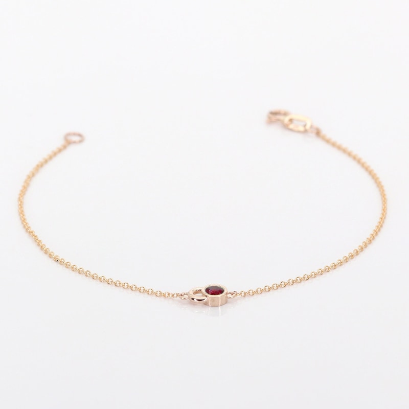 Ruby Bracelet - Etsy