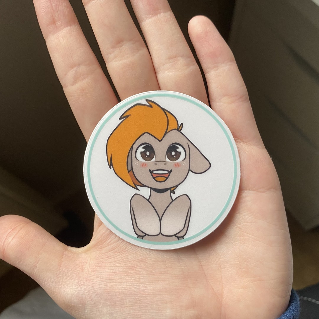 MLP Transparent Sticker Jelly Carmel OC - Etsy