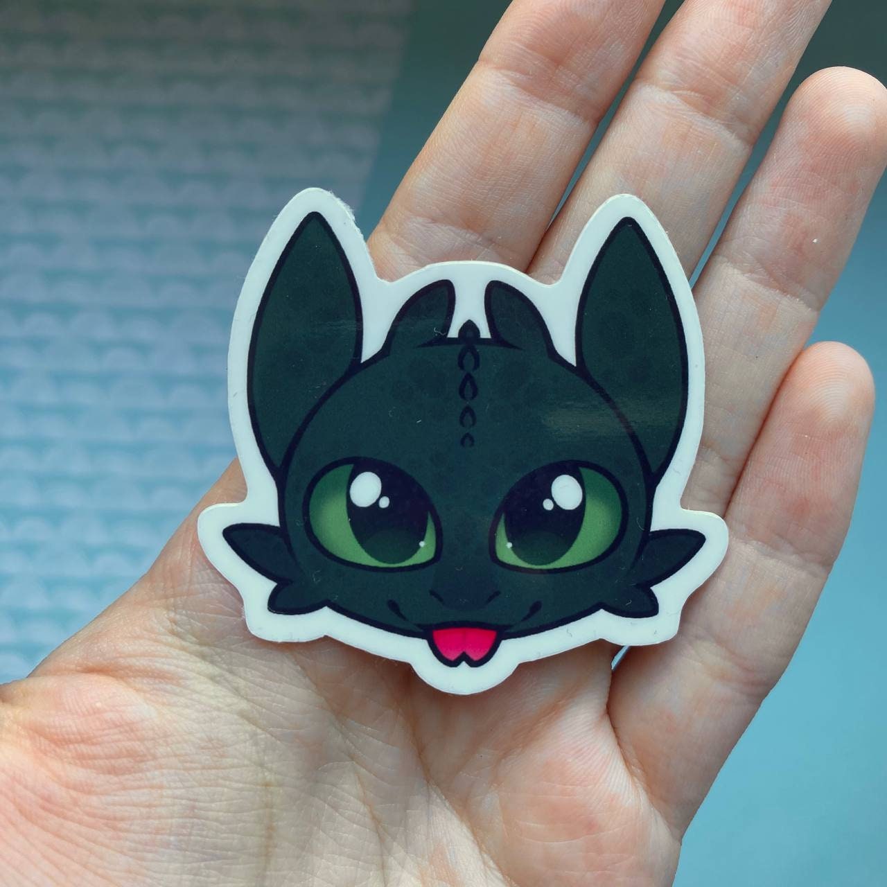HTTYD Sticker | Toothless Head - Etsy