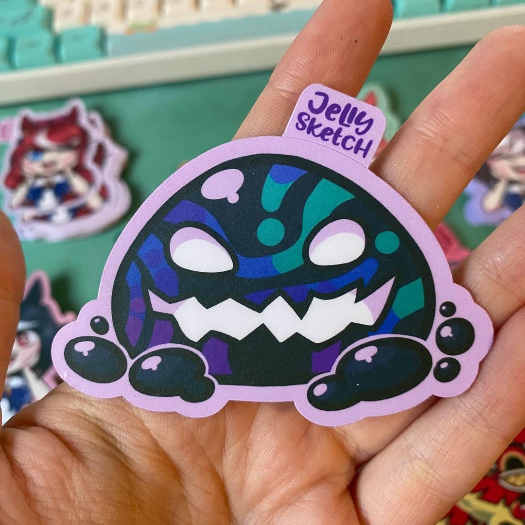 Slime Rancher Sticker | Tarr Slime - Etsy