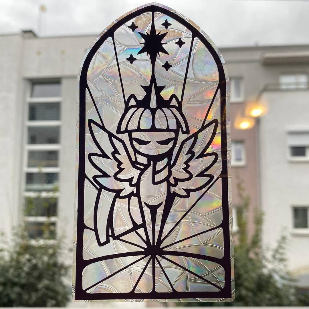 MLP Suncatcher | Twilight Sparkle Satined Glass | Suncatcher Sticker ...