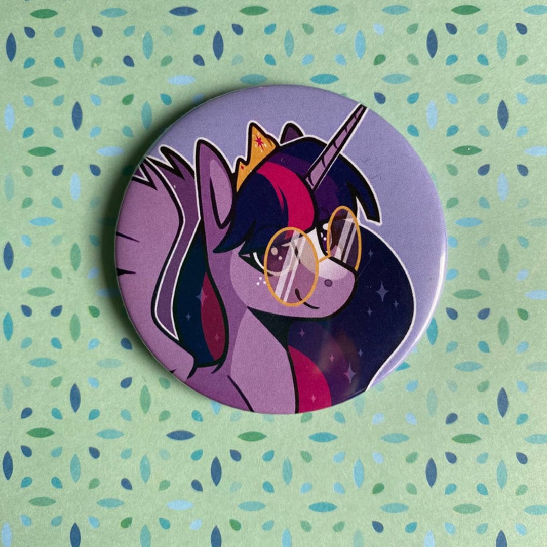 MLP Button Princess Twilight Sparkle Glasses - Etsy