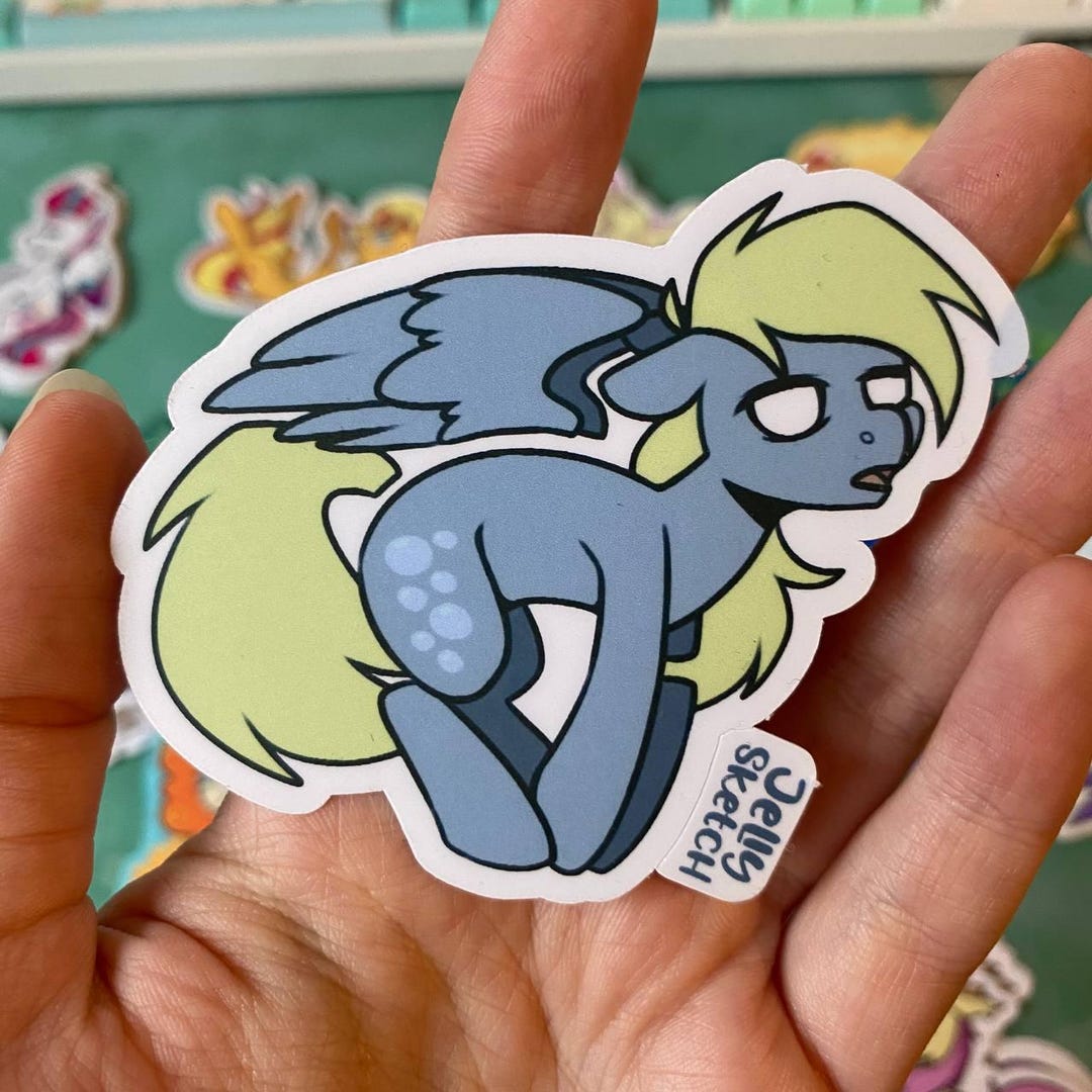 MLP Sticker Derpy Hooves - Etsy