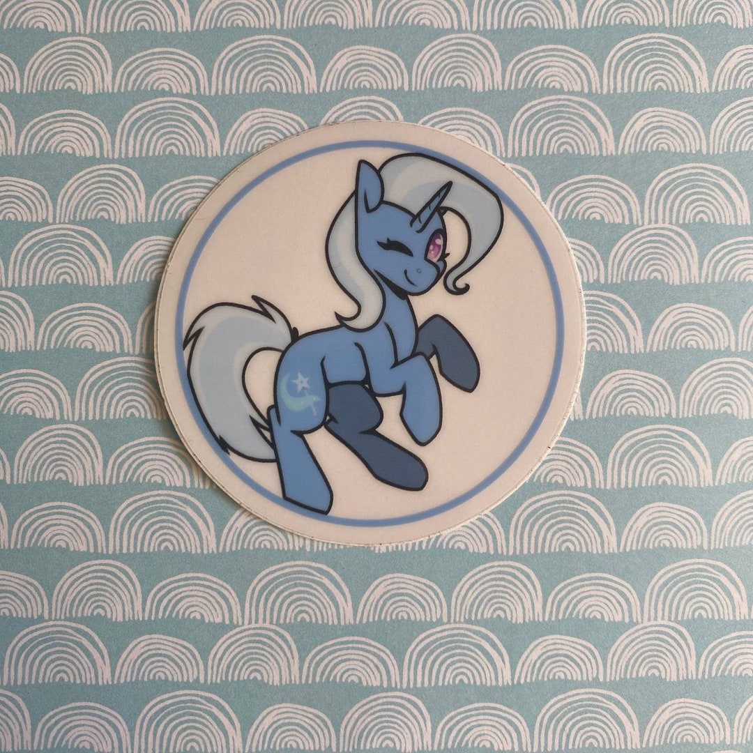 MLP Transparent Sticker | Trixie Lulamoon - Etsy