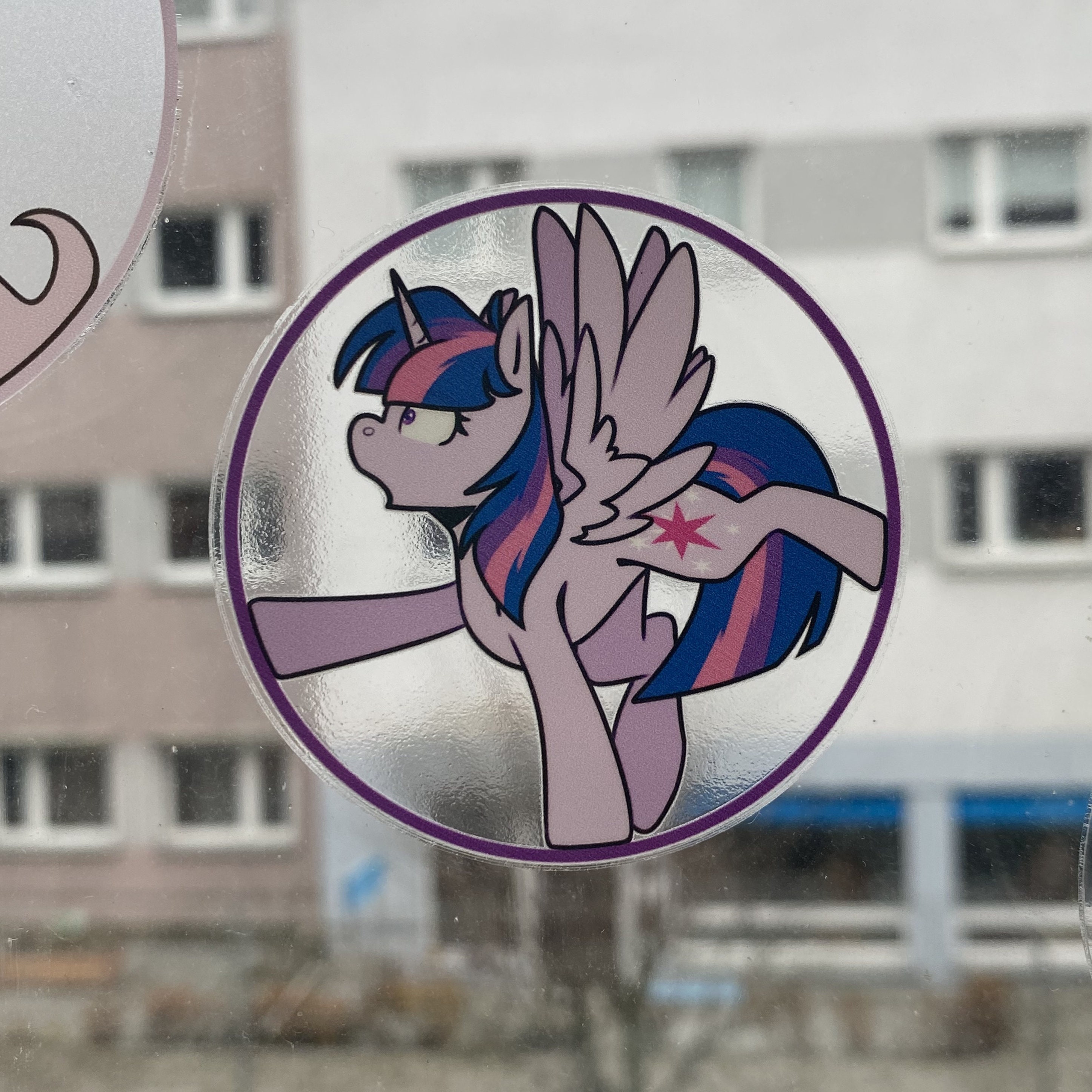 MLP Transparent Sticker Rarity - Etsy