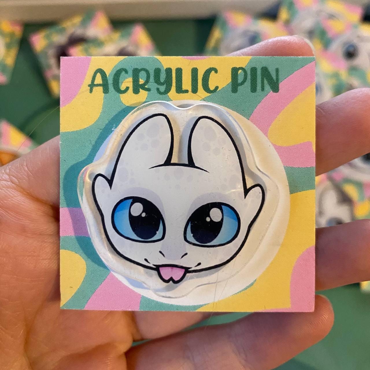 HTTYD Pin Light Fury Head - Etsy