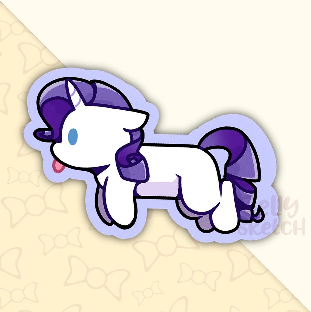 Long Rarity | MLP Sticker | Pony Paper Laminated Self-adhesive Sticker ...