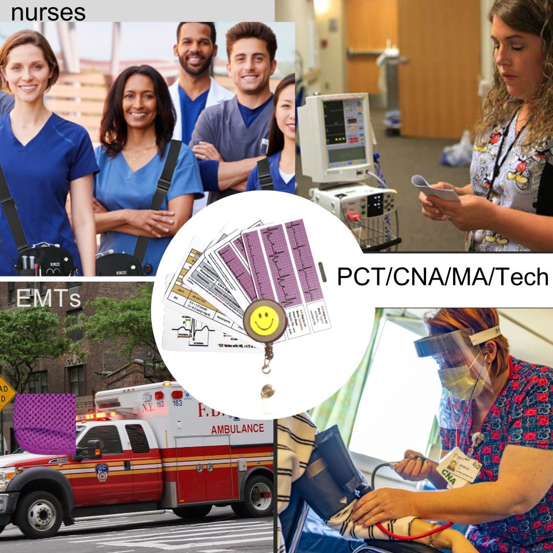 Cna/ma/tech/pct Reference Badge Cards Technicians/medical Assistants ...