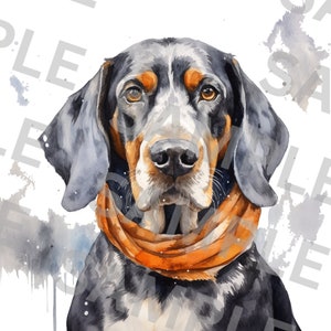 Smokey Tennessee Vols Mascot Art Print Transparent PNG for Sublimation ...