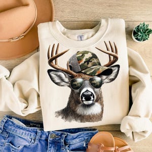 Camo Hat Buck PNG, Sublimation Design, Bow Hunting Png, Deer Antlers ...