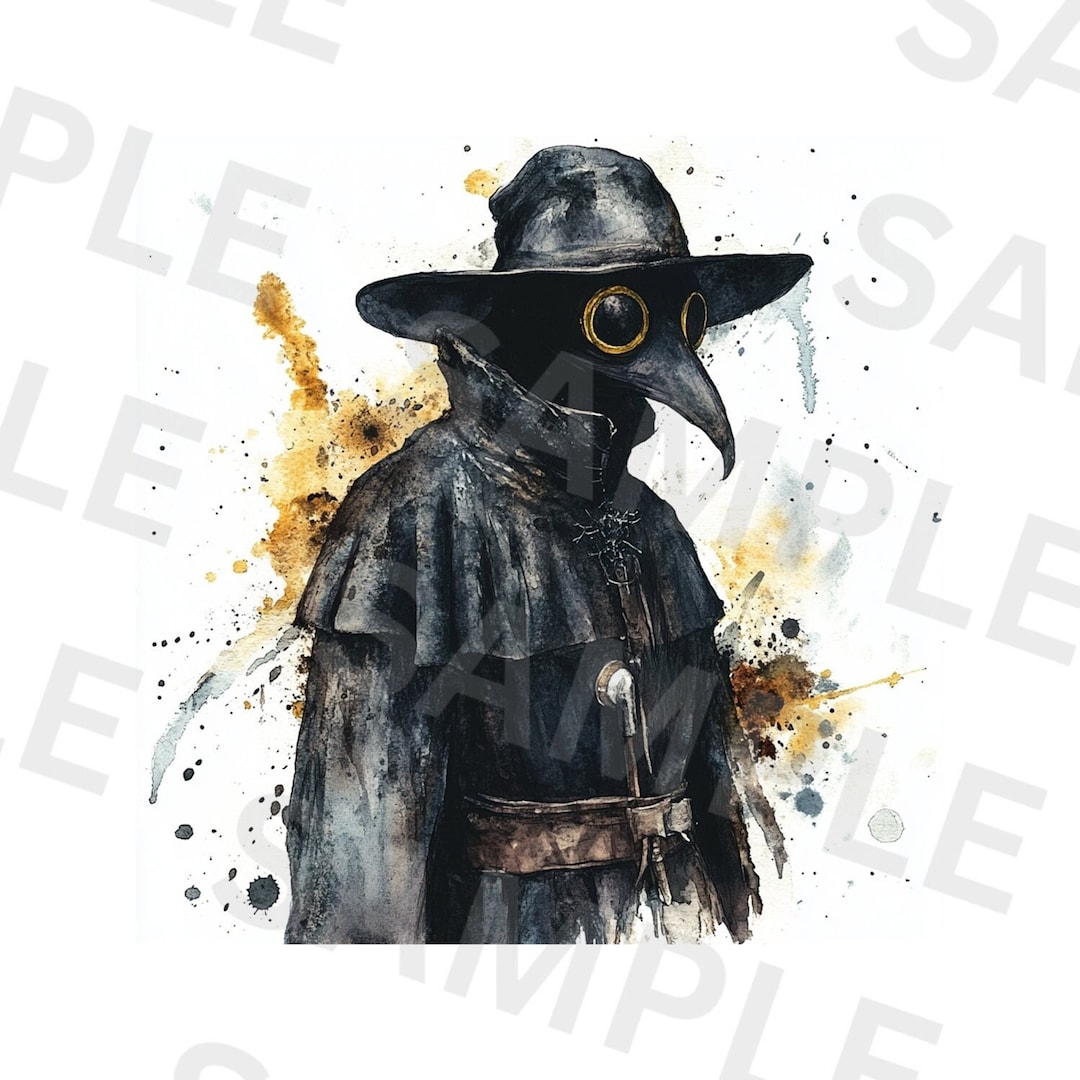 5 Plague Doctor Clipart, Plague Doctor PNG, Black Plague Doctor ...