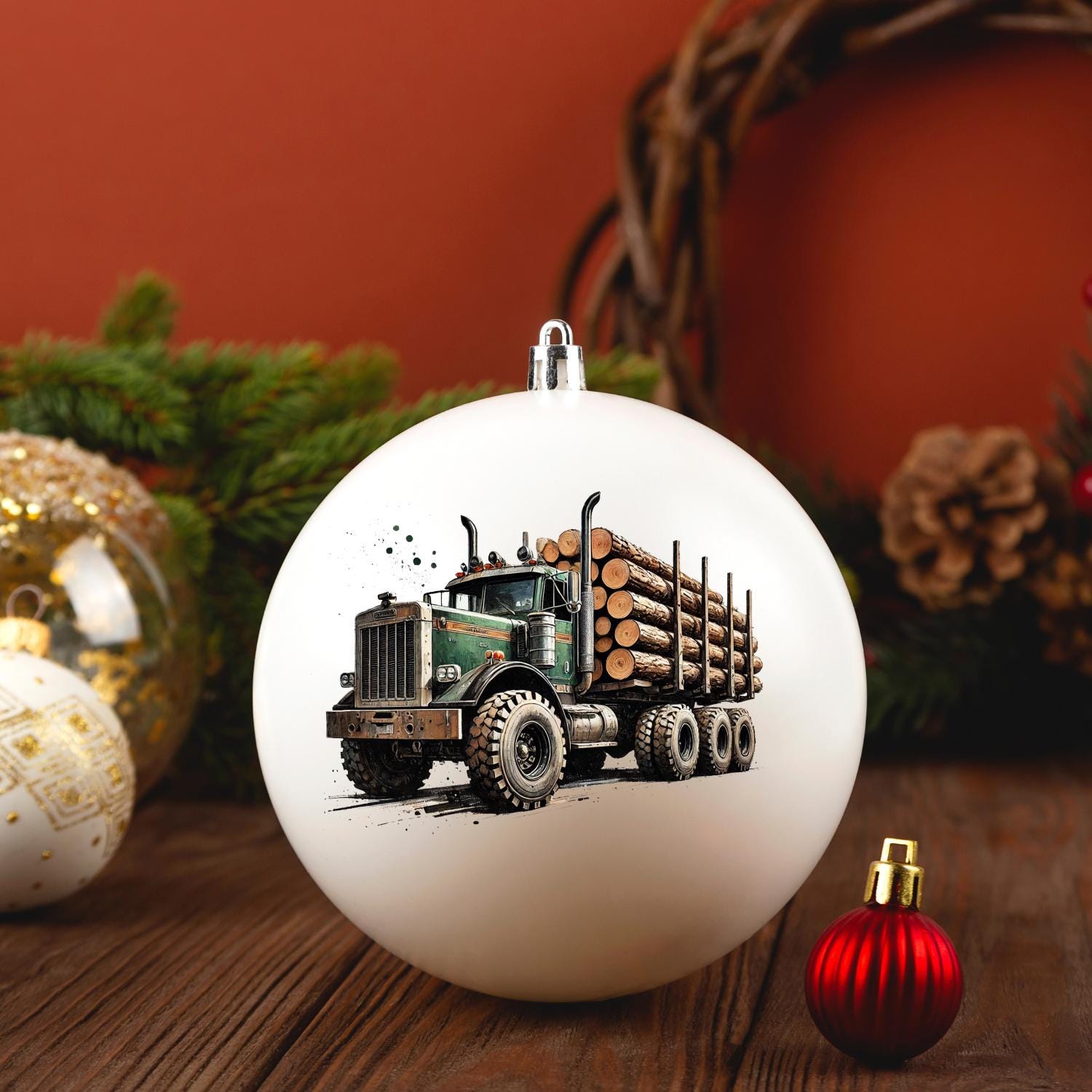 Logging Truck Png, Sublimation Design, Logging Equipment Png, Logging ...