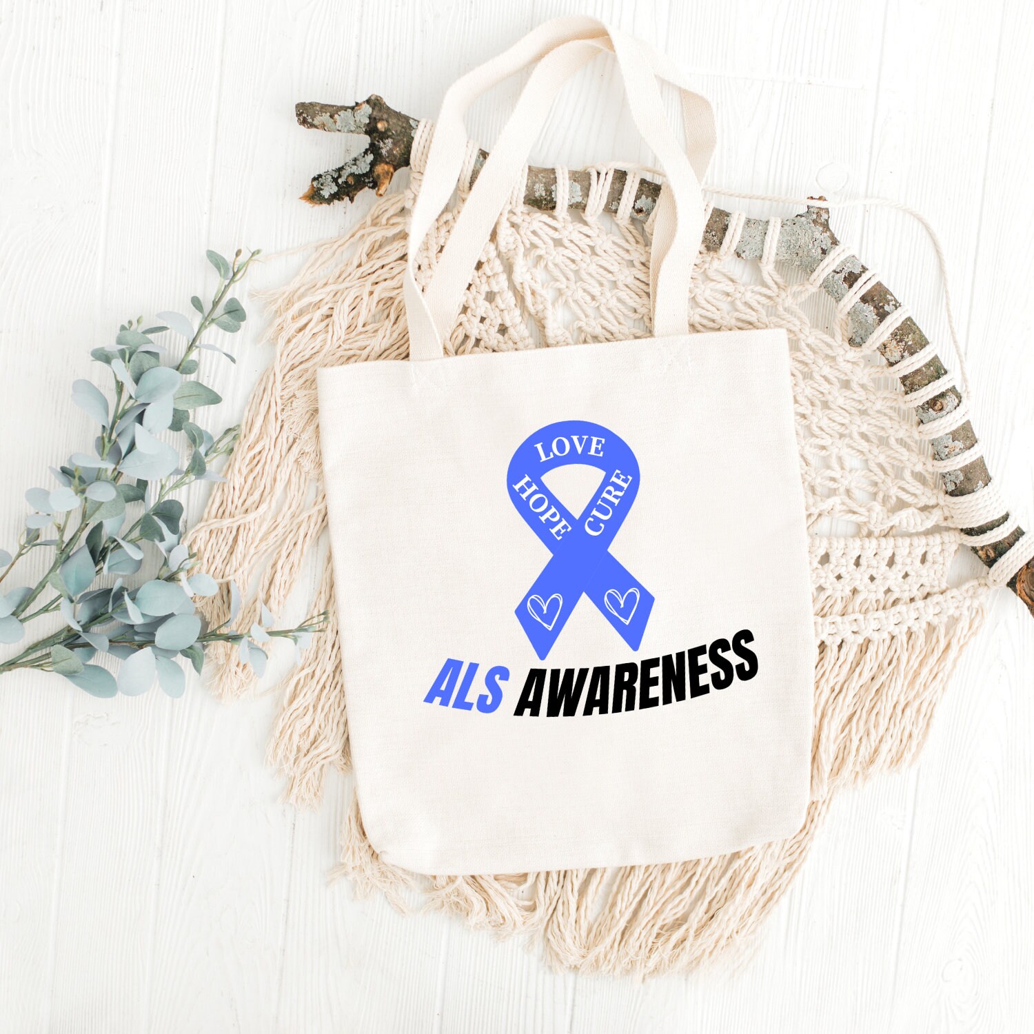 ALS Awareness Png, Transparent PNG for Sublimation Printing, Blue ...