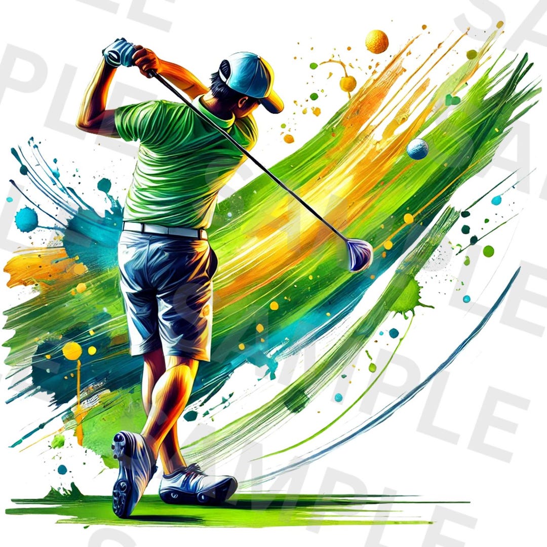 Golfer Png, Sublimation Design, Golfing Png, Athlete Png, Sport Png, T ...