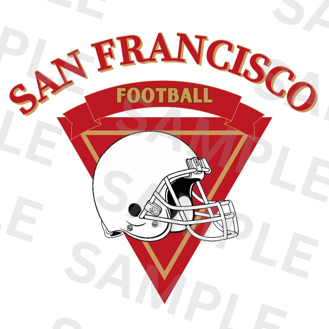 San Francisco Football Png, Sublimation Design, SF Football, Game Day ...