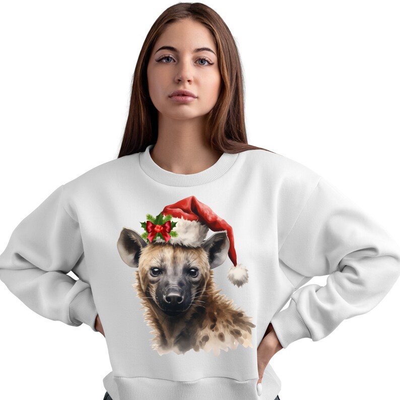 Christmas Hyena PNG, Hyena Clipart, Transparent PNG for Sublimation, Digital Download, Printable ...