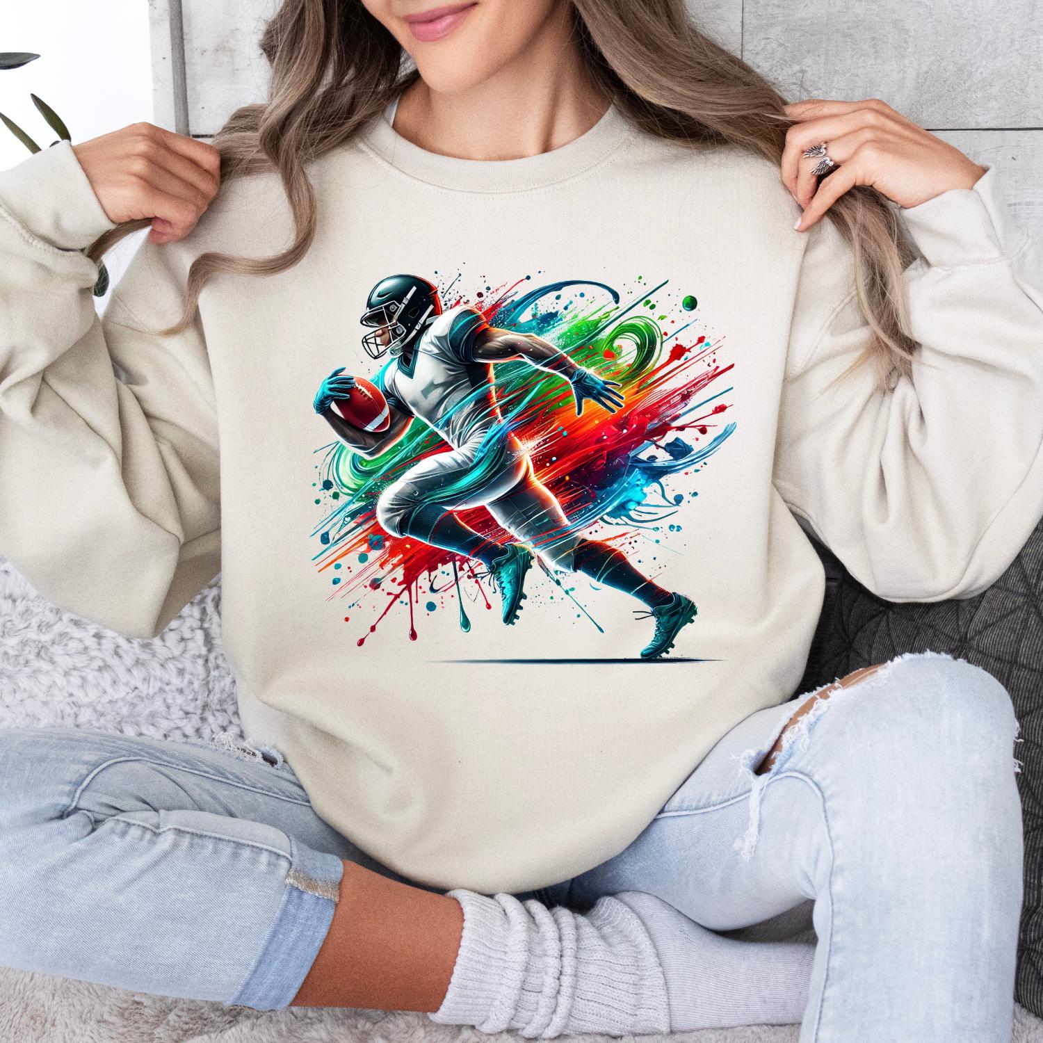 Football Player Png, Sublimation Design, Football Png, Athlete Png ...