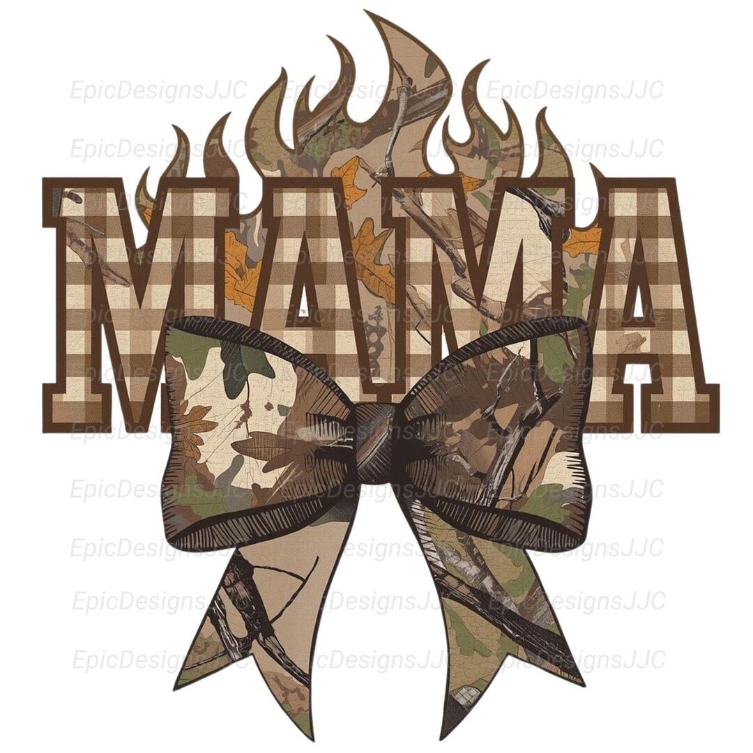 Hunting Mama Camo Western Retro PNG, Trendy Mom Shirt Sublimation ...