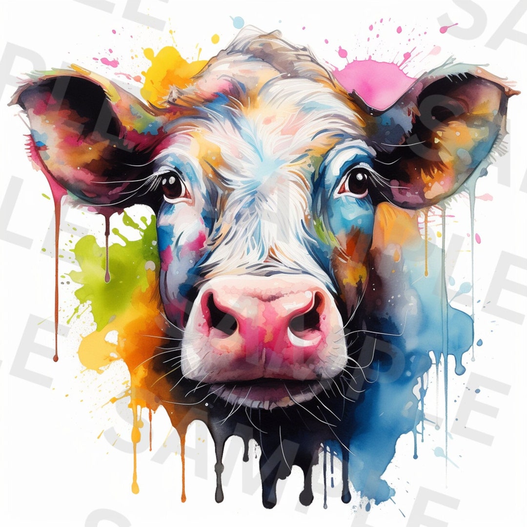 5 Barn Animals Clipart, Barn Animals PNG, Printable Watercolor Clipart ...