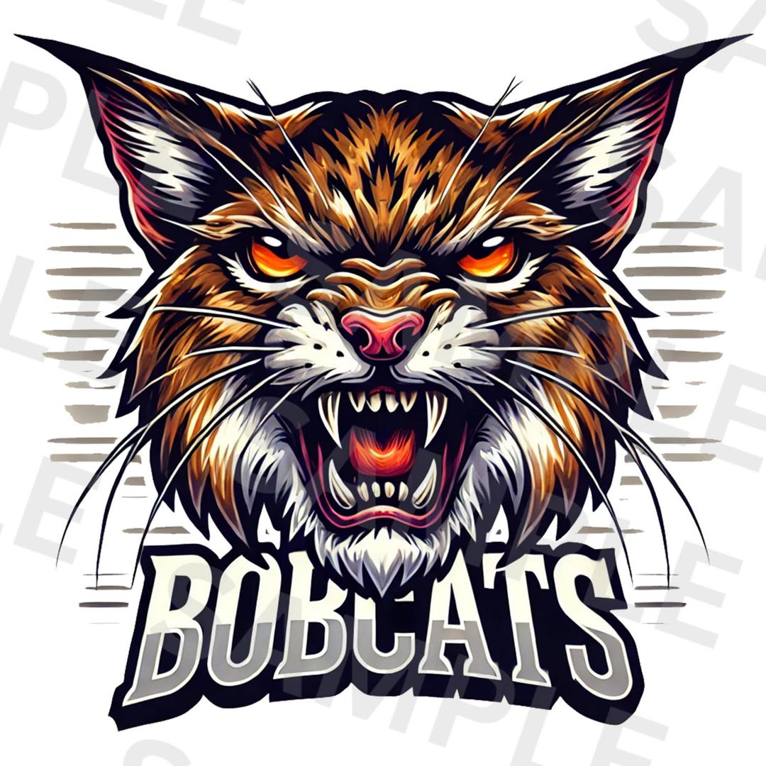 Bobcats Png, Sublimation Design, Game Day Png, Bobcat Mascot Png ...