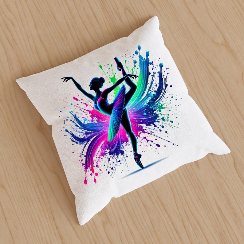 Neon Dance PNG Bundle – 5 Vibrant Dancer Cliparts for Zumba Shirts ...