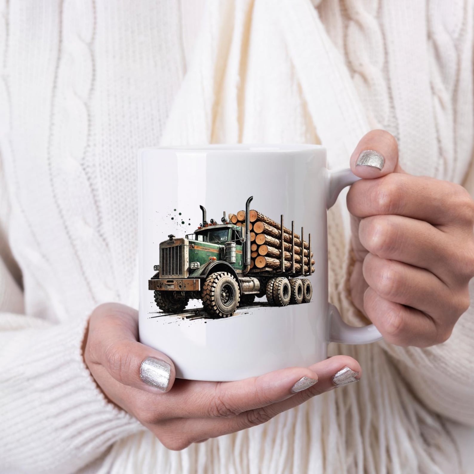 Logging Truck Png, Sublimation Design, Logging Equipment Png, Logging ...