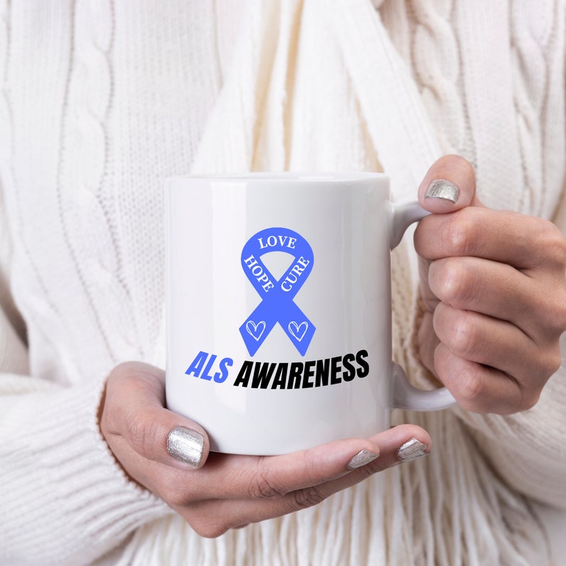 ALS Awareness Png, Transparent PNG for Sublimation Printing, Blue ...
