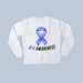 ALS Awareness Png, Transparent PNG for Sublimation Printing, Blue ...