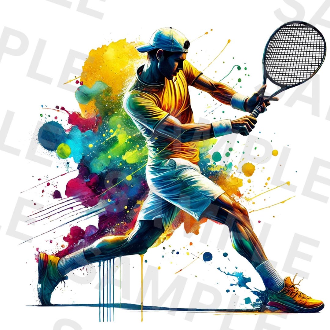 Tennis Player Png, Sublimation Design, Tennis Png, Athlete Png, Sport ...
