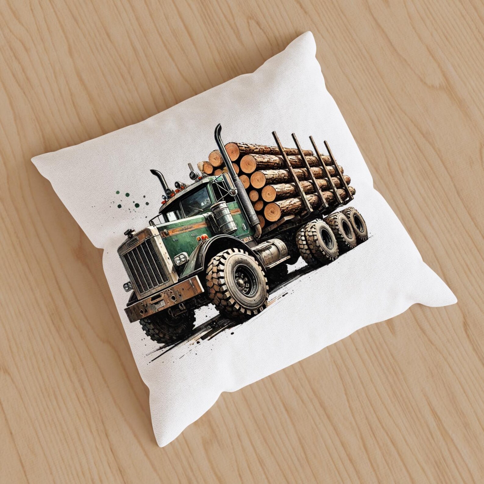 Logging Truck Png, Sublimation Design, Logging Equipment Png, Logging ...