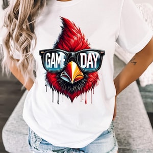 Game Day Cardinal Png, Sublimation Design, Red Cardinal Mascot Png ...