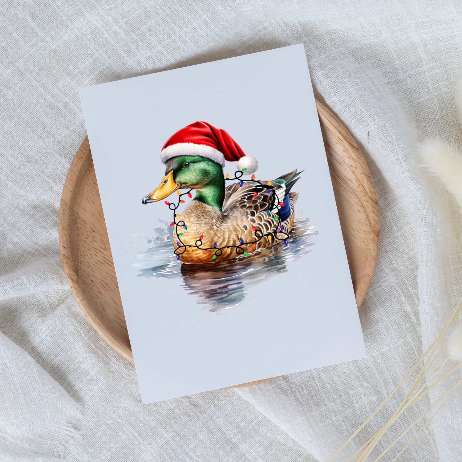 Christmas Duck PNG, Digital Download, Santa Duck Png, Christmas Duck ...