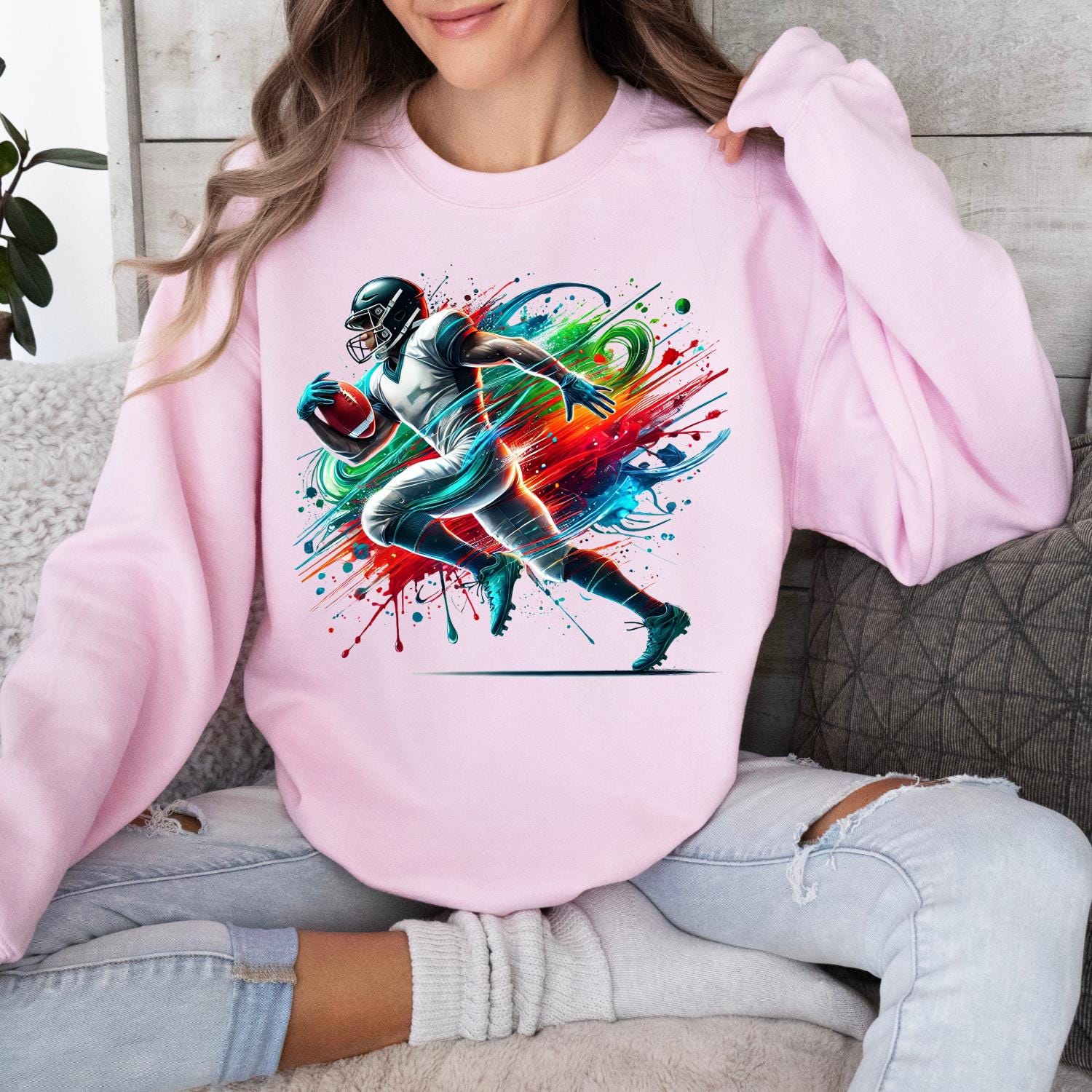 Football Player Png, Sublimation Design, Football Png, Athlete Png ...