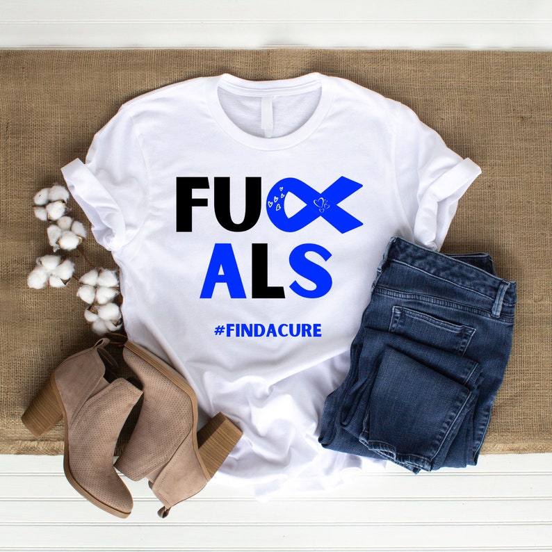 ALS Awareness Png, Transparent PNG for Sublimation Printing, Blue ...