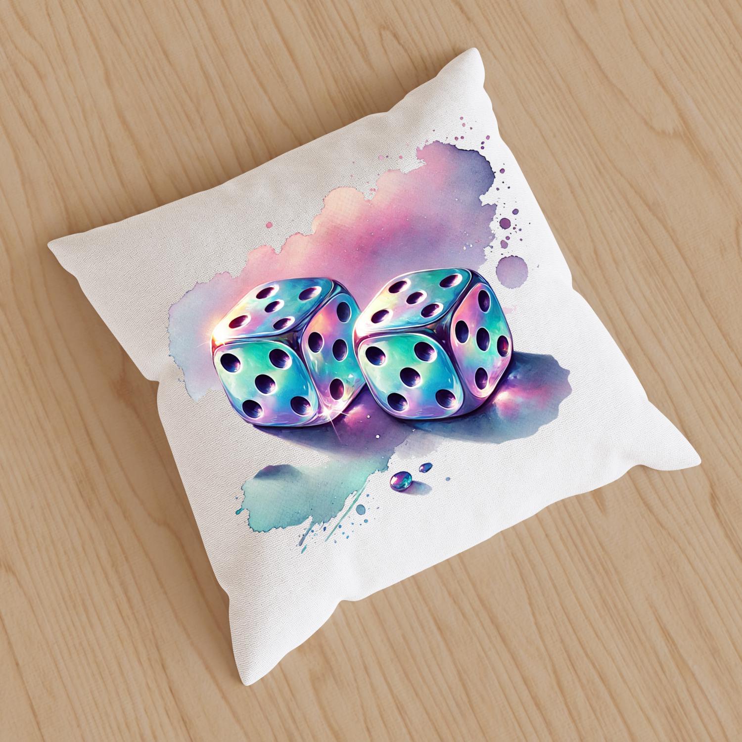 Iridescent Dice Png, Sublimation Design, Casino Png, Roll the Dice Png ...