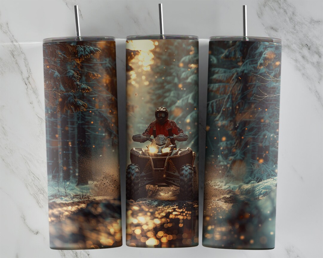 Mud up Lets Go Muddin Offroad Muddin ATV Riding 20oz Skinny Tumbler ...