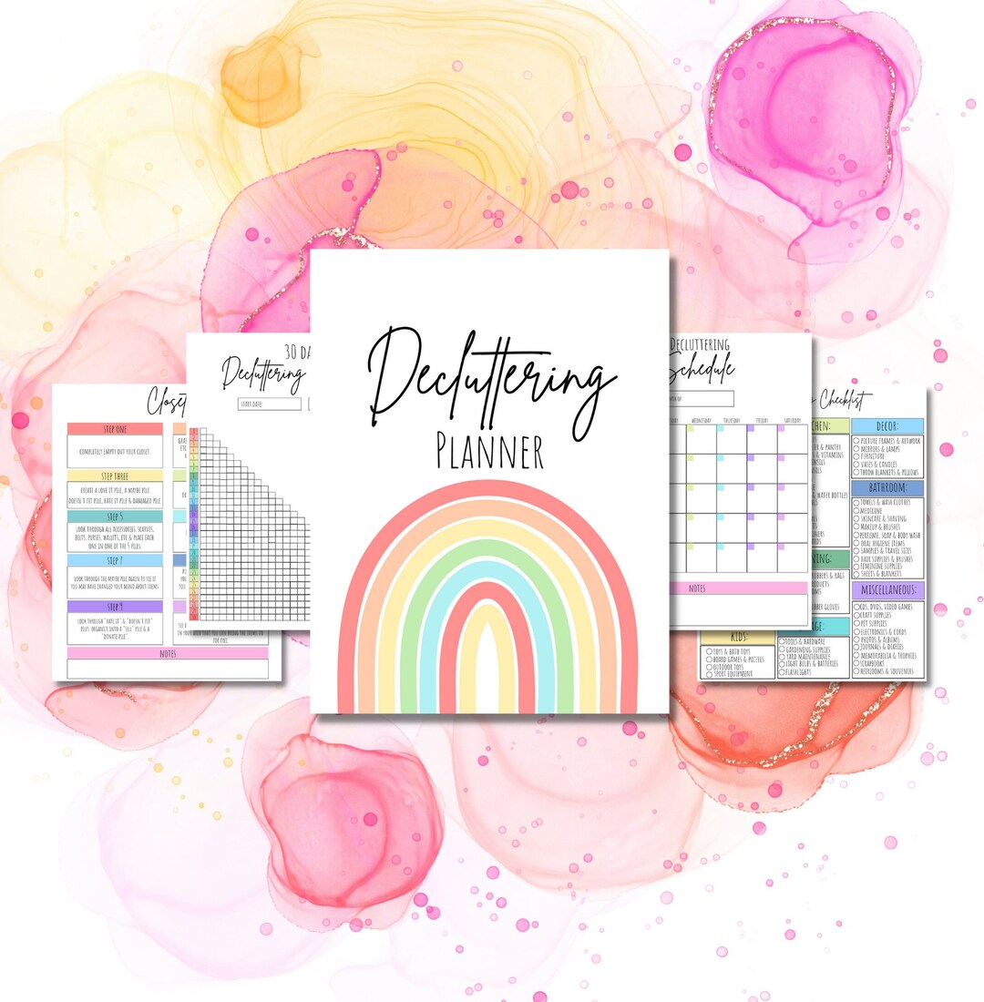 Ultimate Decluttering Planner Printable - Etsy