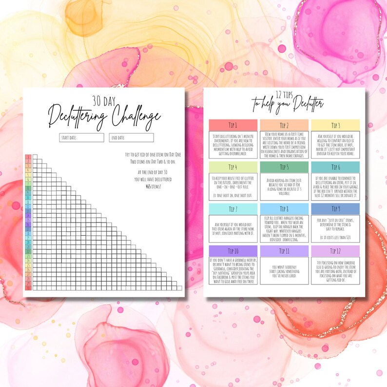 Ultimate Decluttering Planner Printable - Etsy
