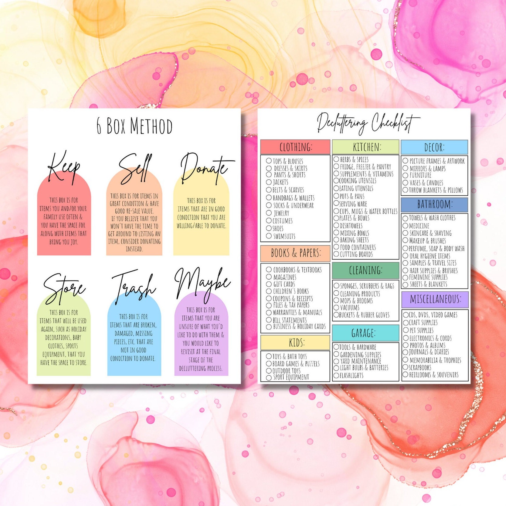 Ultimate Decluttering Planner Printable - Etsy